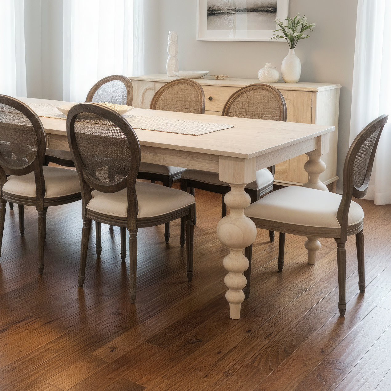 Oliver Table in Antique White